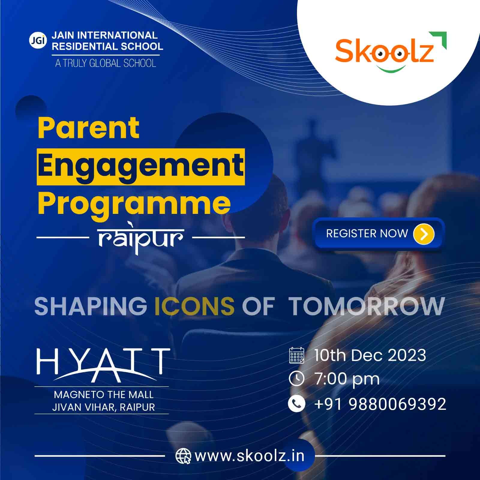 Parent Engagement Programme - Shaping Icons of Tomorrow